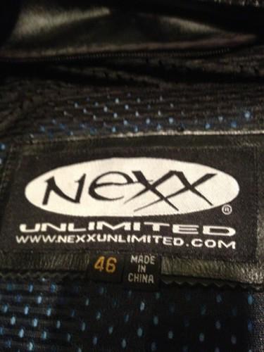Purchase Nexx Unlimited Leather Motorcycle Racing Jacket Men size 46 in ...