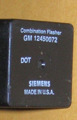 Purchase SIEMENS GM - RELAY - COMBINATION FLASHER - GM 12450072 DOT ...