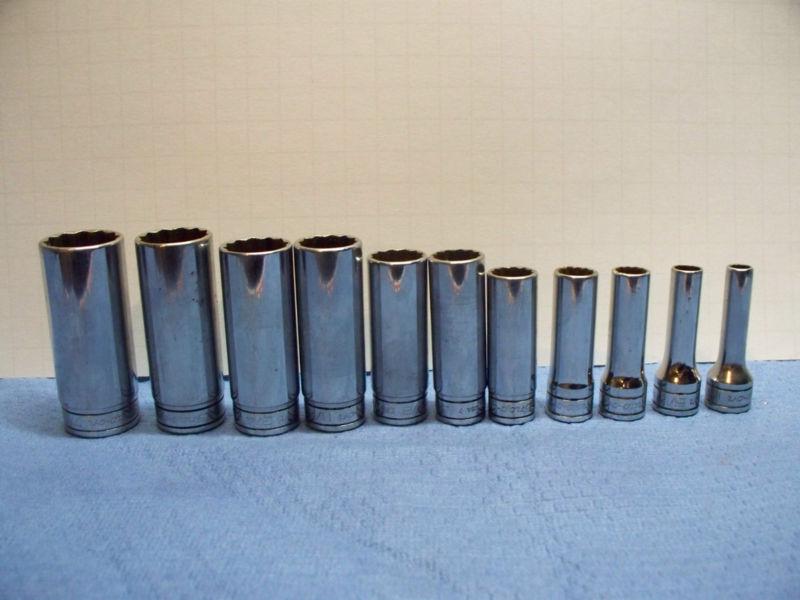 Buy Snap on 3/8 deep 12 point socket set SAE 11 piece in Buffalo, New ...