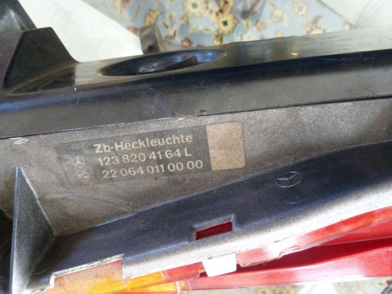 Buy Mercedes Benz W123 Tail Light Lens Left in Brentwood, California ...