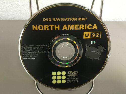Buy 2011 2012 Toyota Sienna Navigation DVD Map U92 U.S / Canada OEM 10. ...