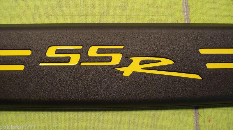 Buy Chevy SSR Door Sill DECALS Overlay 03 04 05 06 Yellow SS Yellow R ...