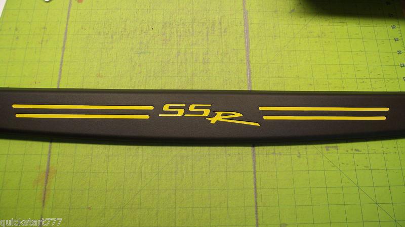 Buy Chevy SSR Door Sill DECALS Overlay 03 04 05 06 Yellow SS Yellow R ...