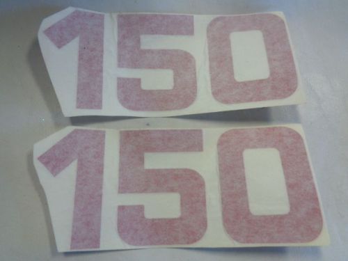Buy NUMBER 150 DECAL PAIR ( 2 ) RED 6 3/4" X 2 3/4" MARINE BOAT in ...