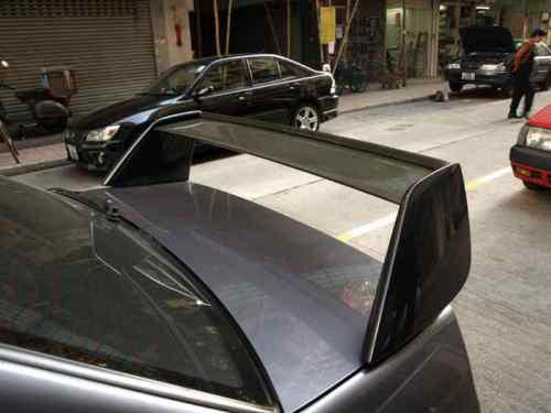 Buy CARBON FIBER MITSUBISHI EVOLUTION EVO 8 9 REAR WING TRUNK SPOILER ...