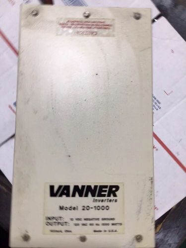 Buy Vanner Inverter Model 20-100 in San Marcos, California, United ...