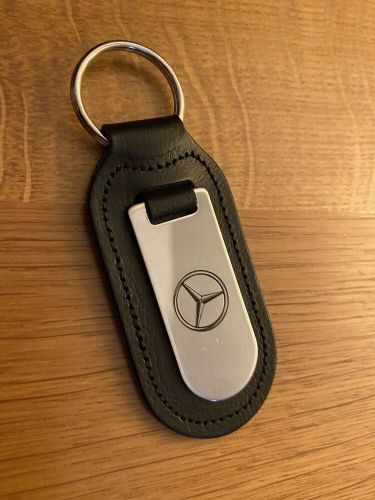 Buy MERCEDES-BENZ CAR KEY RING FOB Leather Chrome in Ormskirk, United ...