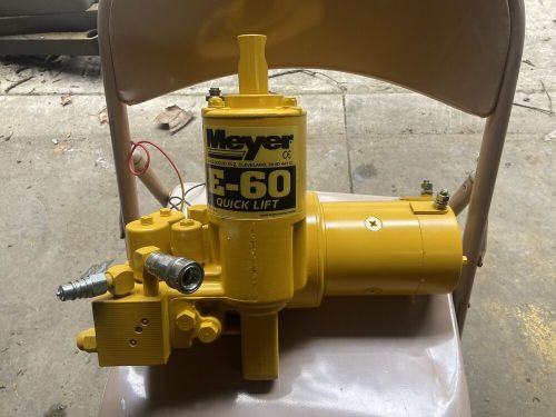 Buy Meyer E60 BIG BORE Snow Plow Pump Rebuilt! NEW DUAL LUG MOTOR in ...