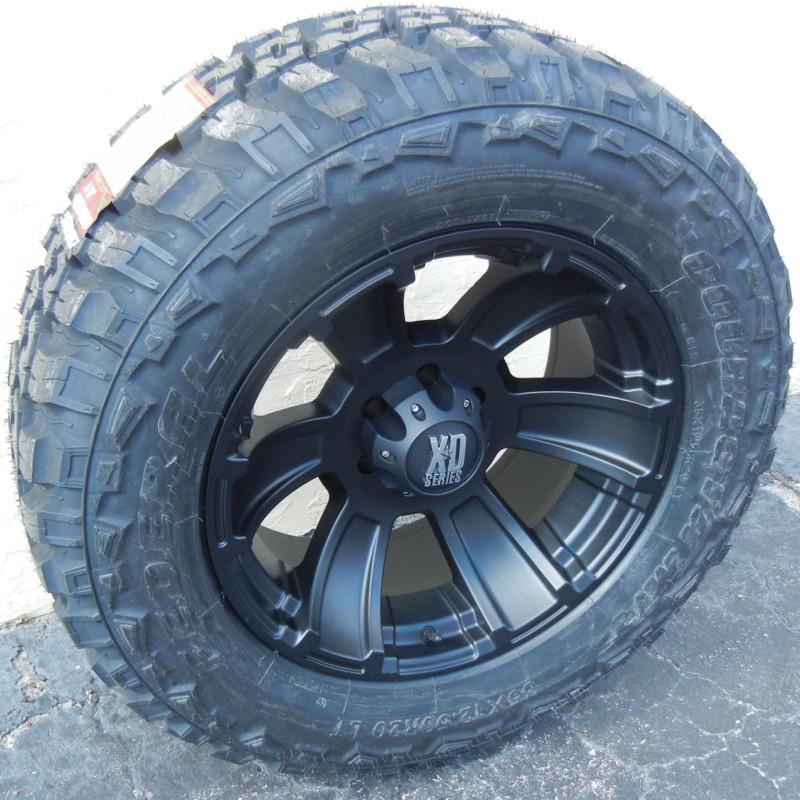 Buy 20" XD REVOLVER WHEELS RIM 35 FEDERAL COURAGIA TIRES CHEVY GMC ...