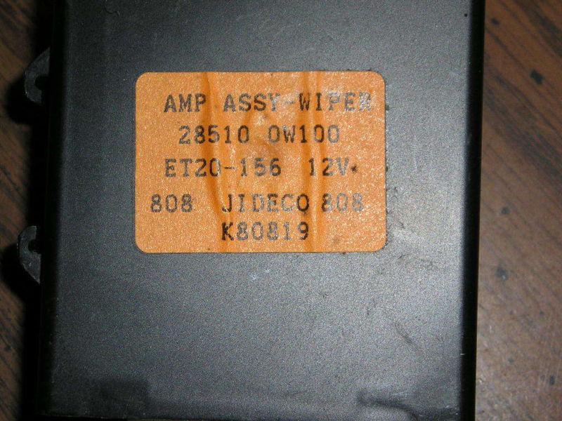 Find NISSAN PATHFINDER AMP ASSY-WIPER RELAY 28510 0W100 OEM ORIGINAL in ...