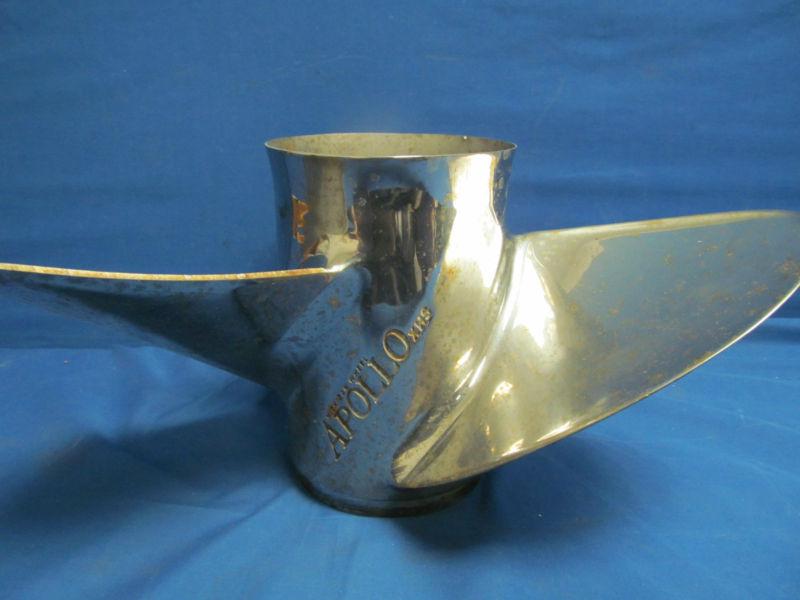Find USED MERCURY 15.5 x 17p APOLLO XHS 3-BLADE STAINLESS STEEL ...