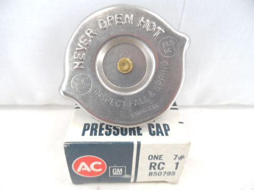 Purchase NOS AC Delco Radiator Cap 1955-1961 Corvette V8 8 Cylinder 7 ...