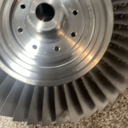 Find Titanium Jet Engine Rotor Wheel Disk 9” Diameter Turbine Wall Art ...