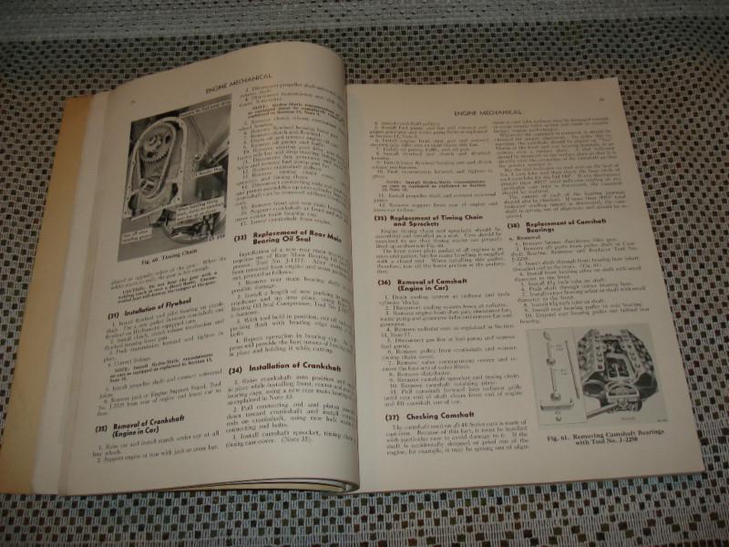 Find 1948 CADILLAC SHOP MANUAL ORIGINAL SERVICE BOOK RARE NR in Carl ...