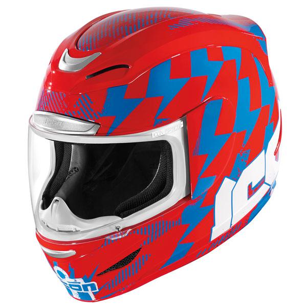 Find Icon Airmada Stack Red Full Face Motorcycle Helmet in Temple City ...