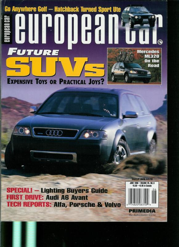 Find EUROPEAN CAR MAGAZINE OLD VINTAGE JUNE 1998 in Aurora, Colorado ...