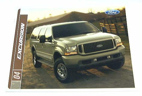 Find 2004 04 Ford EXCURSION Truck SUV BROCHURE Limited Eddie in ...