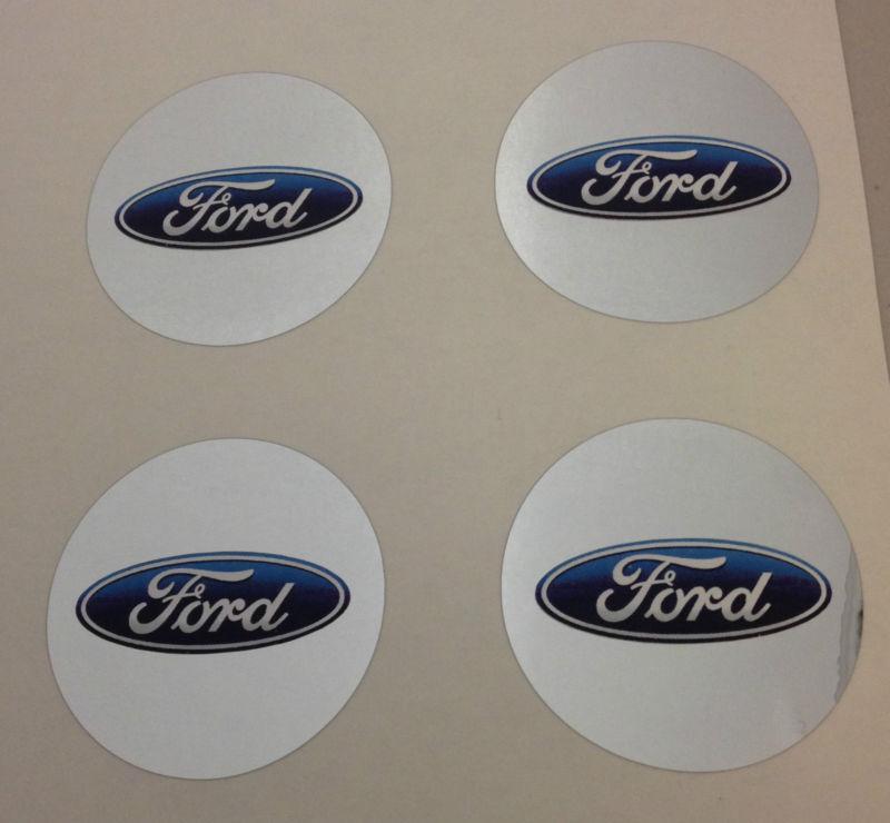 Find 4 NEW CHROME FORD EXCURSION EXPLORER TEMPO CENTER CAP DECAL ...