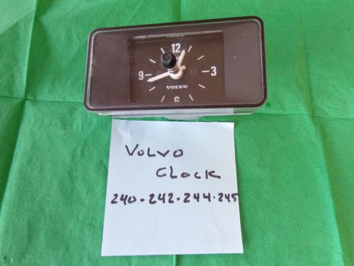 Sell Volvo 240 Clock Early Style 75-80 OEM 242 244 245 excellent ...