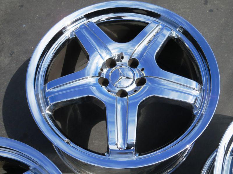Sell 20” AMG ML63 chrome Mercedes OEM factory wheels ML550 GL63 21 ...