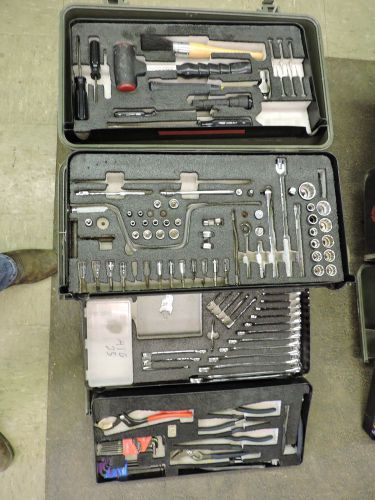 Sell KIPPER MILITARY 4 DRAWER Aircraft GENERAL MECHANICS TOOL KIT #45 ...