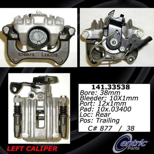 Sell CENTRIC 141.33538 Rear Brake Caliper-Premium Semi-Loaded Caliper ...