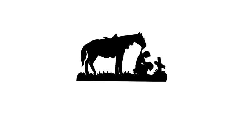 Find Christian Cowboy Decal - 7.18"w x 5.0"h in Kaufman, Texas, US, for ...