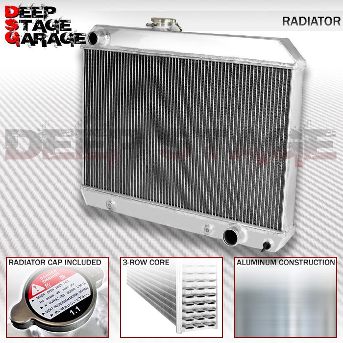 Sell ALUMINUM RACING TRI CORE 3-ROW COOLING RADIATOR 65-66 PONTIAC GTO ...