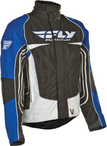 Sell Fly Racing SNX Motorcycle Jacket Blue/Black/White Small 470-2151S ...