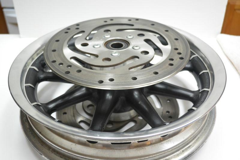 Sell Used Harley Davidson Touring 9 Spoke 16” x 3” Front Wheel With ...