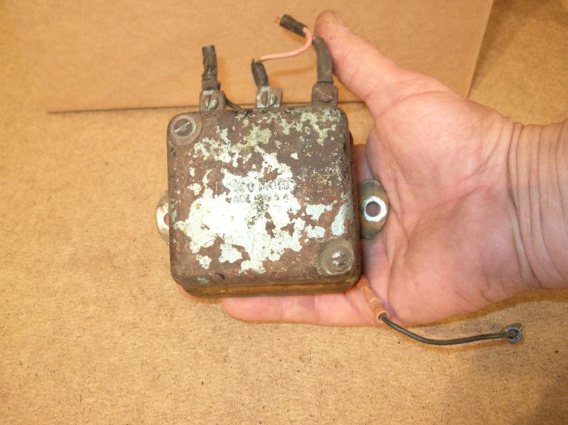 Sell Harley Knucklehead Panhead Regulator Delco Remy Original OEM 6 ...