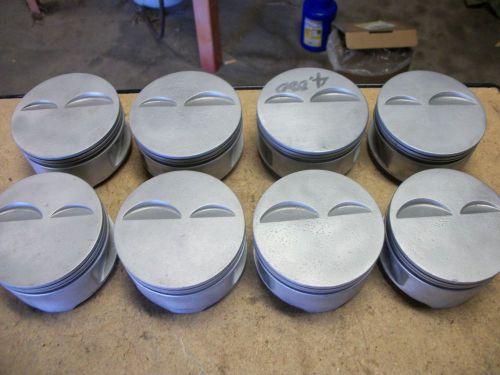 Sell JE FT SBC 350 +.020 Pistons 4.020 Bore x 3.500 Stroke for 6" Rod ...