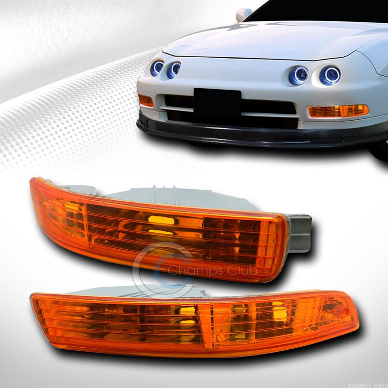 Sell JDM AMBER LENS SIGNAL BUMPER PARKING LIGHTS LAMPS YD 94-97 ACURA ...