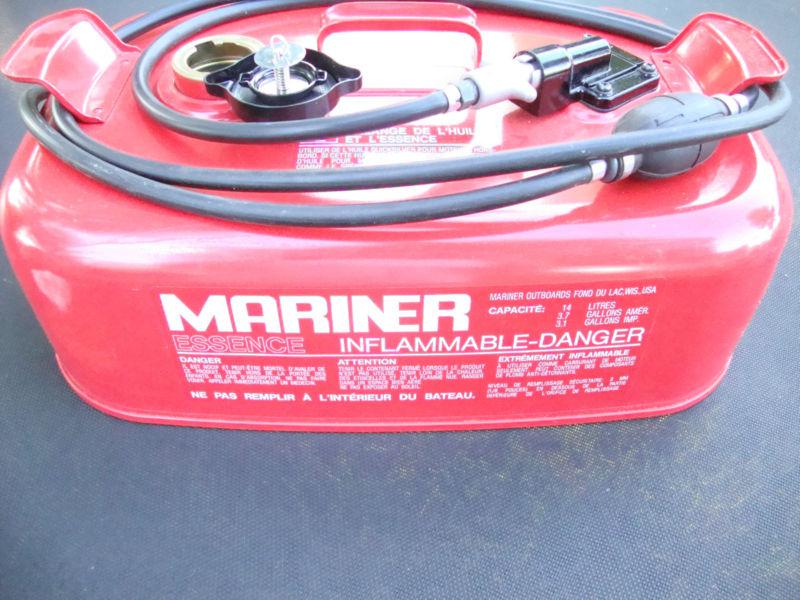Sell NOS Mariner 3.7 gallon boat gas tank bulb and hose Mercury in ...