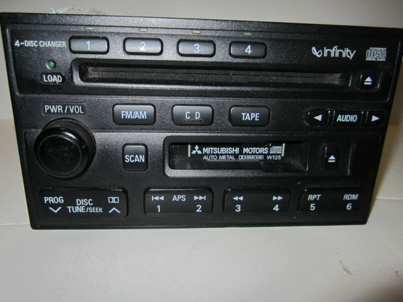 Sell 00-05 Eclipse OEM radio 4 CD tape player head unit STOCK factory ...