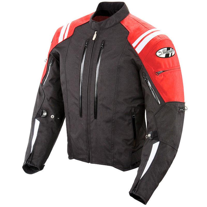 Sell Joe Rocket Atomic Motorcycle Jacket Red L Lg Lrg Large Waterproof ...