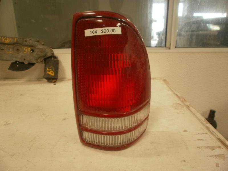 Sell 1997-2004 Dodge Dakota Tail light assembly in Lake Elsinore ...