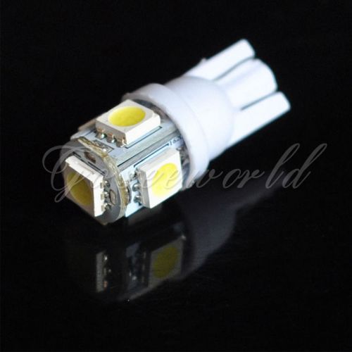 Purchase 10x5 SMD LED 501 T10 W5W PUSH WEDGE CAPLESS WHITE SIDE LIGHT ...