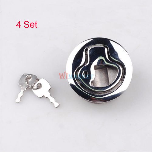 Purchase 4× Marine Boat 2" Locking Stainless Steel Flush Pull Slam ...
