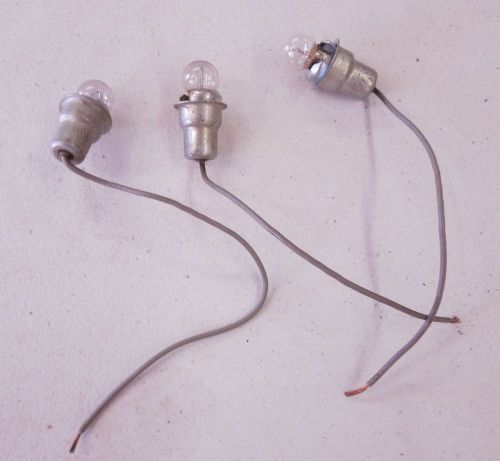Purchase 1955 1956 1957 CHEVY INSTRUMENT PANEL LIGHT SOCKETS #3 - LOT ...
