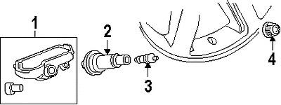 Purchase GMC 25858636 GENUINE OEM FACTORY ORIGINAL CAP in Clearwater ...