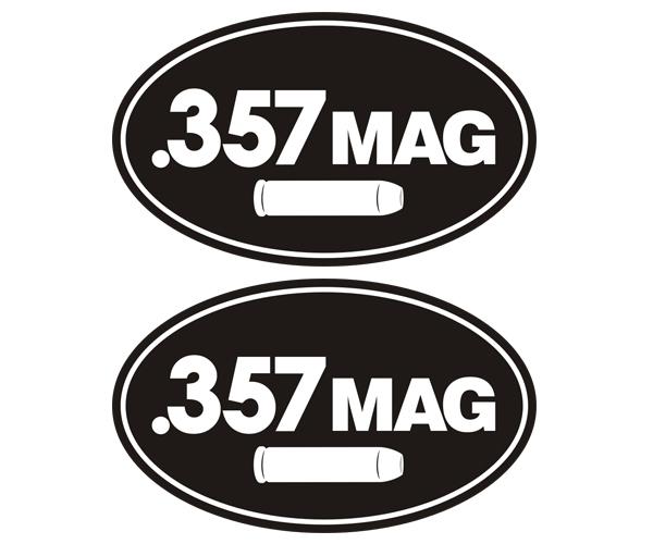Purchase .357 Magnum Ammo Can Decal SET 3"x1.8" Oval 357 Cal Mag ...