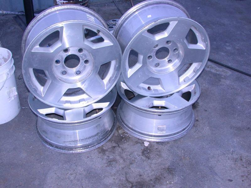 Buy Set of 4 2005 Chevy Silverado 17" Wheel Rims Chevrolet in West ...