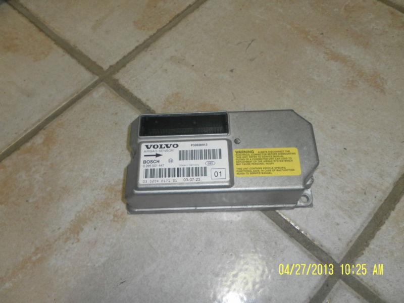 Buy 2004 Volvo XC90 SRS AIRBAG CONTROL MODULE COMPUTER UNIT in Miami ...