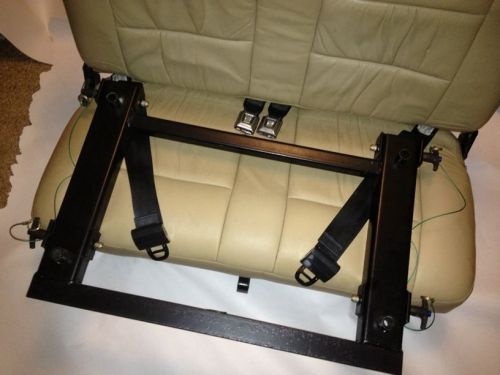 Buy AM General Hummer H1 3rd Row Auxiliary Tan Leather Jump Seat in ...