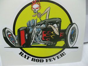 Buy RAT ROD FEVER STICKER CHOPPER BOBBER RAT ROD HOT ROD in Miami ...
