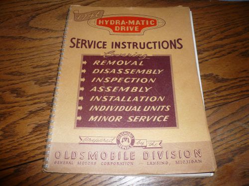Buy 1946 Oldsmobile Hydra-Matic Drive Service Instructions - Vintage in Quakertown, Pennsylvania ...