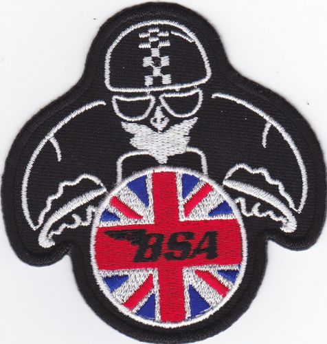 Buy BSA Patch Biker Motorcycle HOG CAFE RACER BIKERS JACKET UK MOTO ...