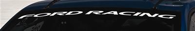 Buy Ford Racing Windshield Banner Vinyl Self-Adhesive White Ford Racing ...