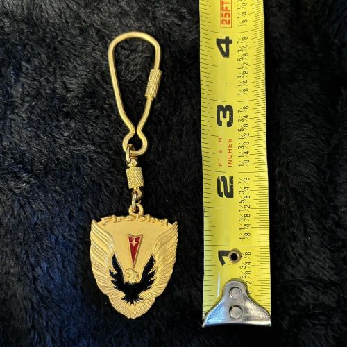 Buy Vintage PONTIAC FIREBIRD Logo Solid Brass Keychain Key Ring Fob ...
